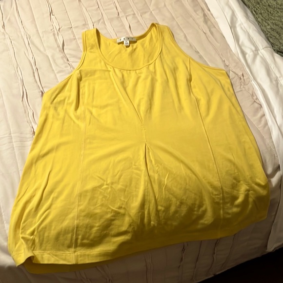 CAbi | Tops | Cabi Tank Gathered Accent In Front And Back Which Makes ...